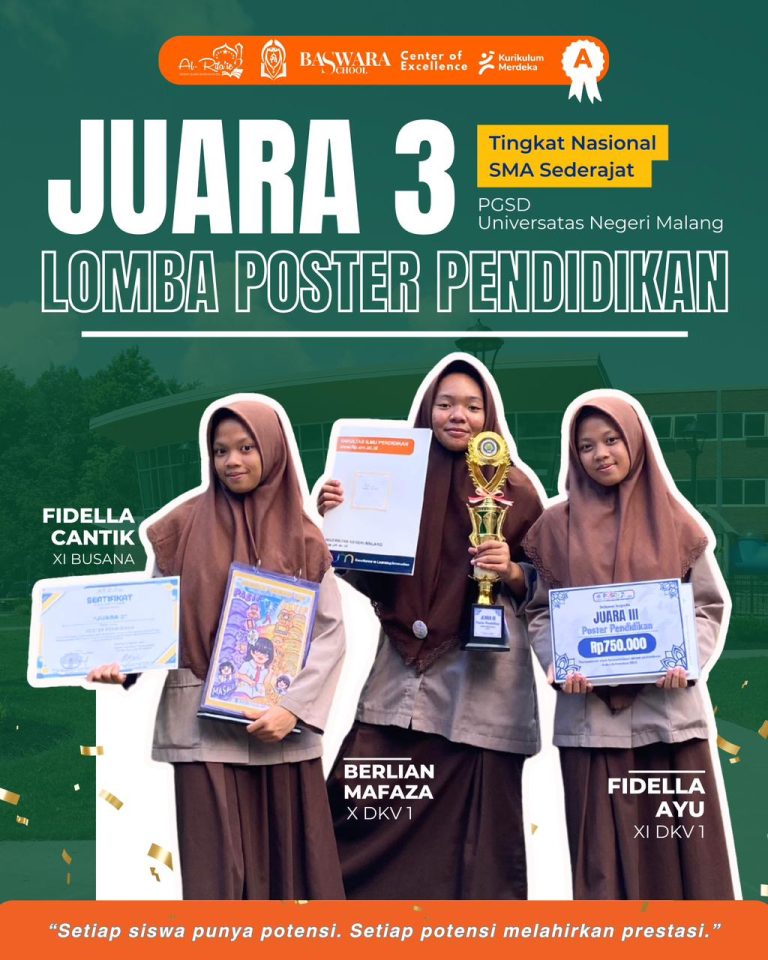 Raih Juara 3 Lomba Desain Poster Pendidikan PGSD Universitas Negeri Malang